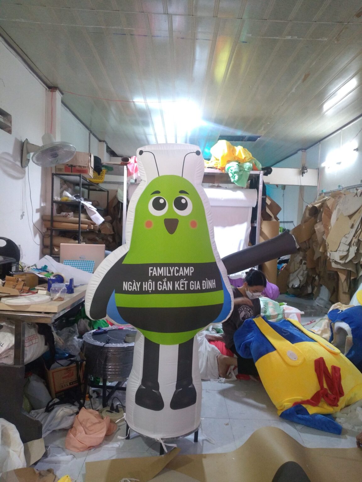 Rối Hơi Vẫy Tay, Xưởng May Rối Hơi Giá Rẻ, Mascot Hơi ZOZO