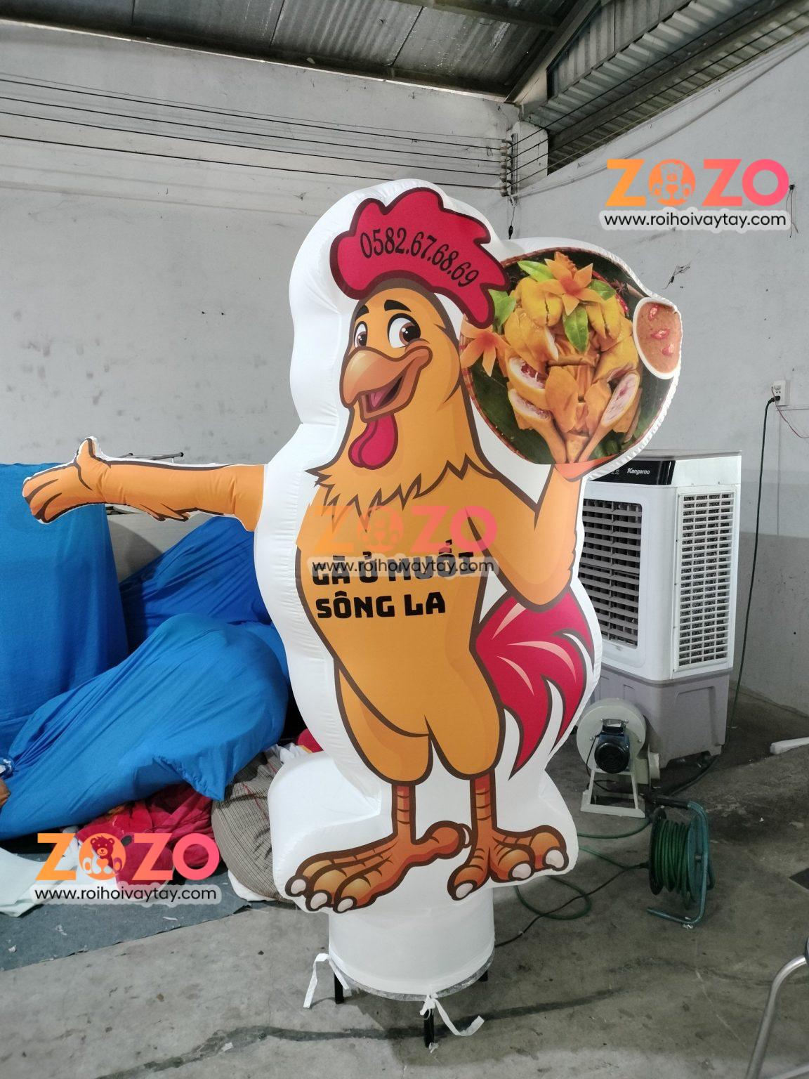 Rối hơi quảng cáo- Rối hơi vẫy tay thiết kế theo yêu cầu